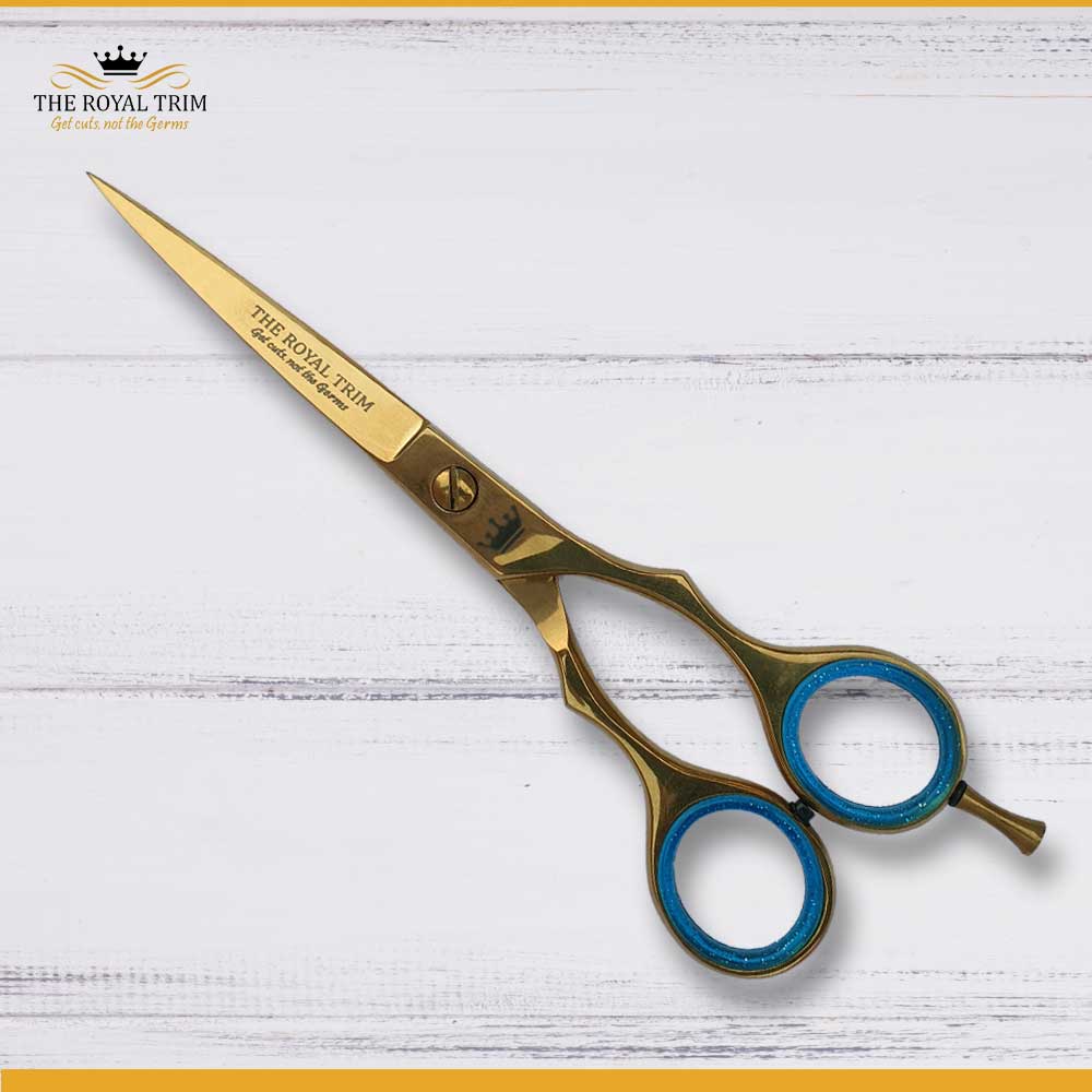 Plasma Coated Full Gold Scissor – The Royal Trim